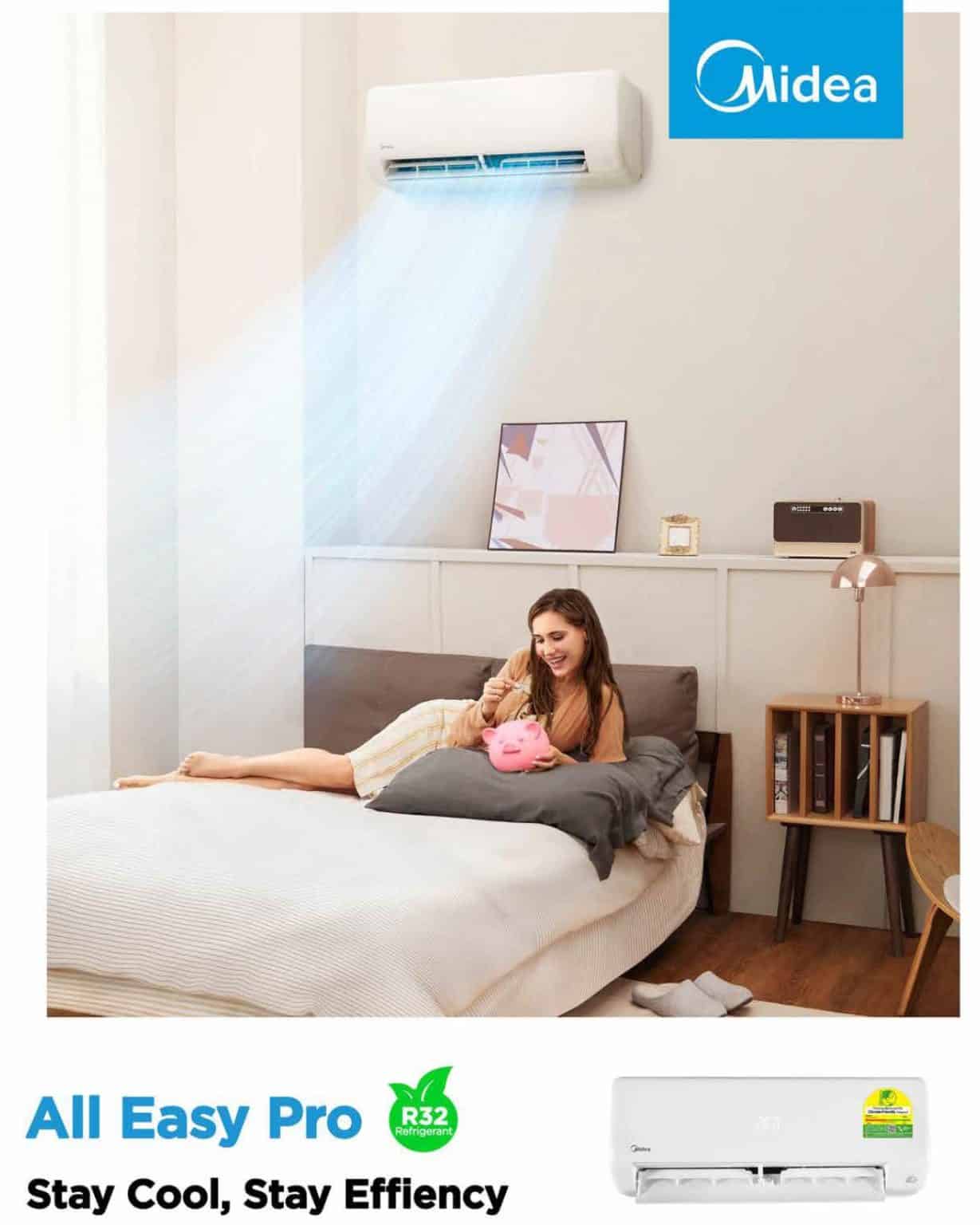 Midea All Easy Pro Standard System 2 (4 Ticks) R32 - Jex Aircon